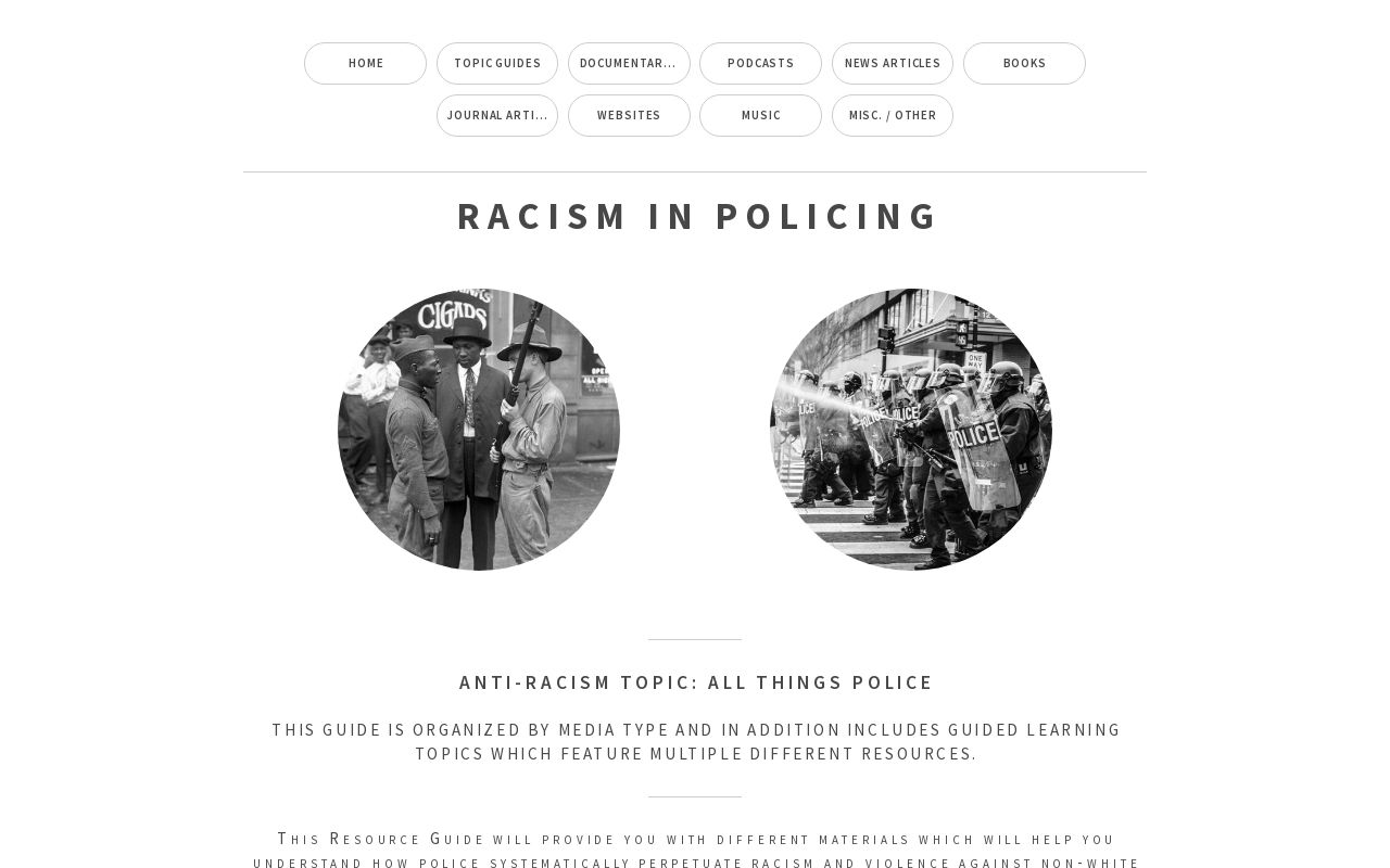Racism in Policing